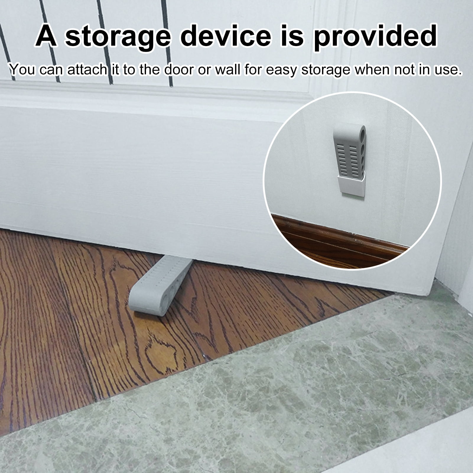 Soumake 2 Pcs Anti-pinch Door Stops for Bottom of Door Door Stopper ...