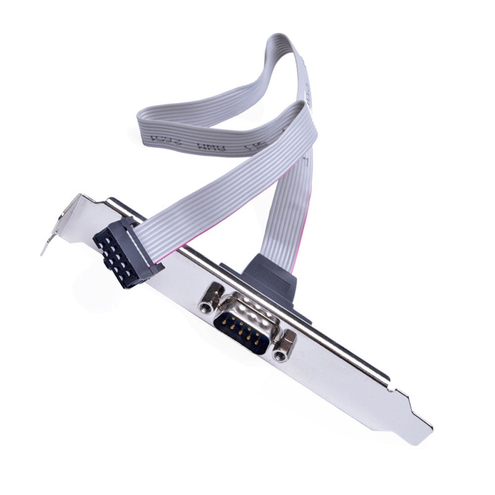Soumake 40cm Motherboard RS232 DB9 Pin COM Port Ribbon Serial Cable ...