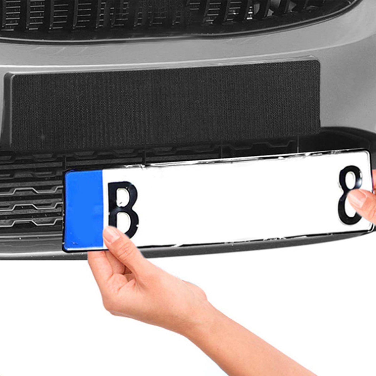 Soumake 4Pcs/Set Frameless License Plate Holder Weather-Proof Durable ...