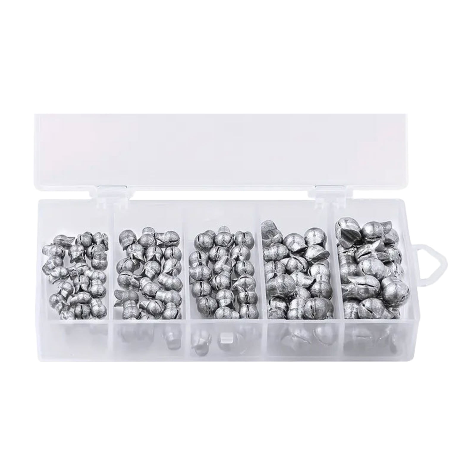 Soumake 50/100Pcs 0.5-2G Duckbilled Metal Fishing Sinker Heavy Duty ...