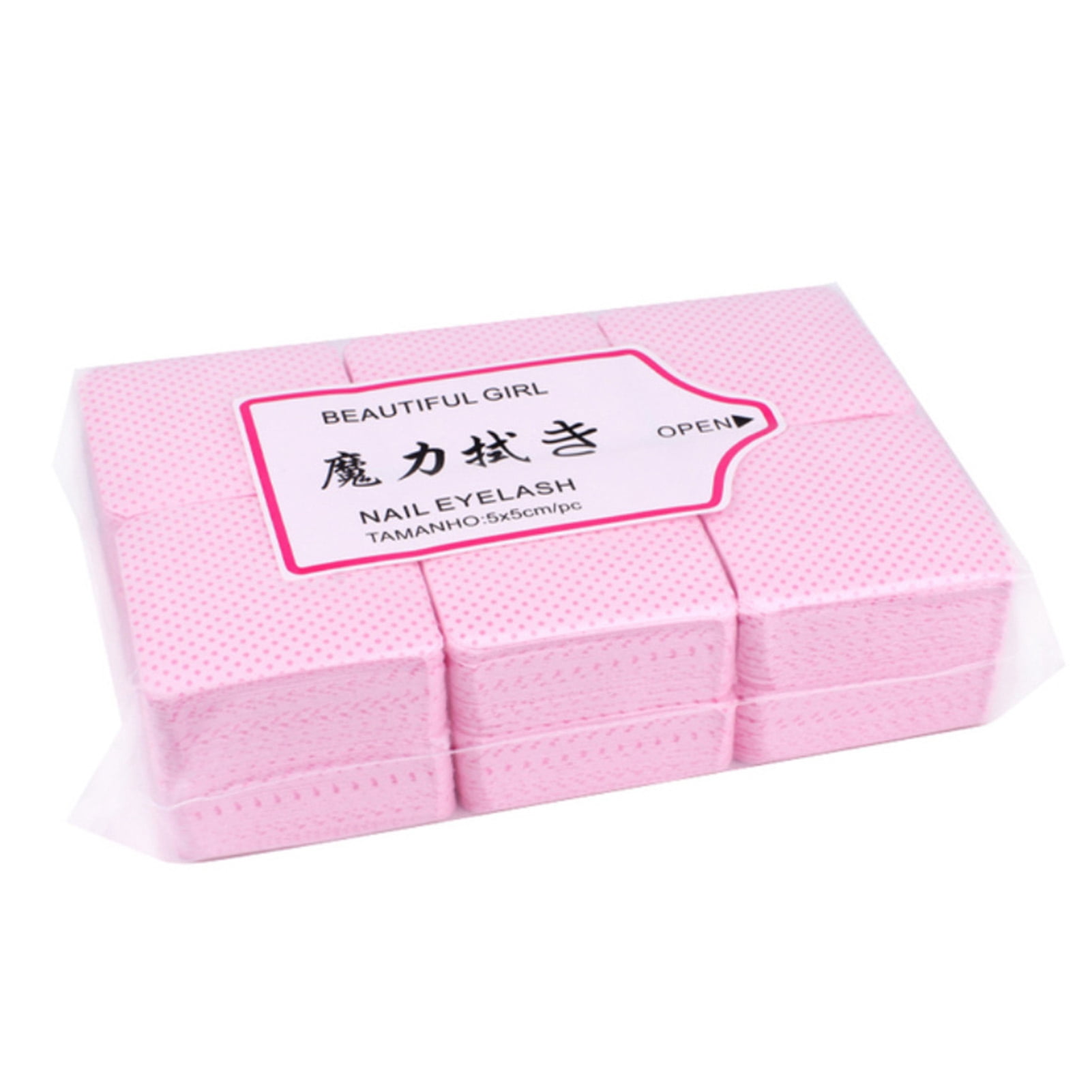 Soumake 540Pcs Lint Free Nail Wipe Absorbent Eyelash Extension Glue ...