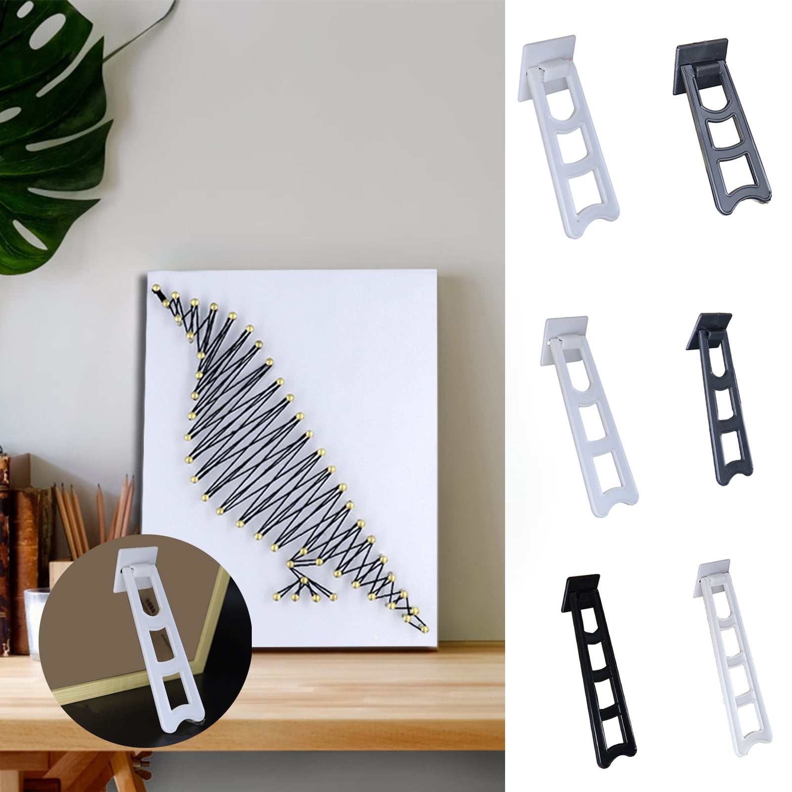 Soumake 5Pcs Photo Frame Stand Adjustable Angle Adhesive Backing Photo ...