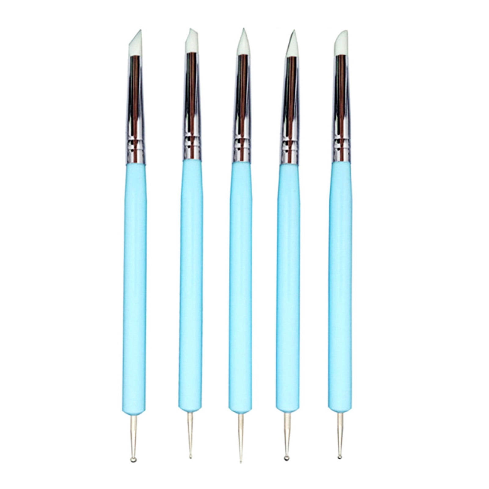 Soumake 5Pcs Silicone Clay Sculpting Tool Modeling Dotting Pottery ...