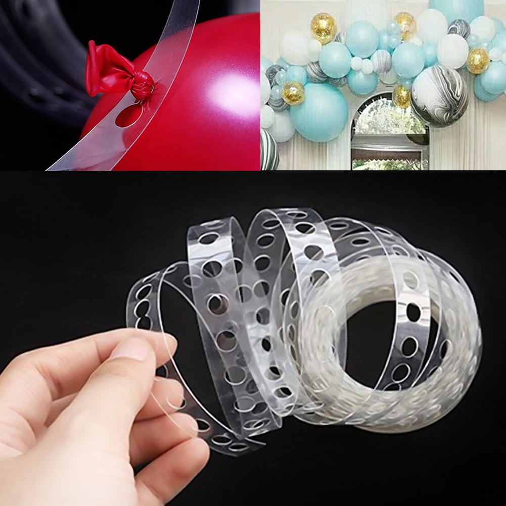 Soumake 5m Balloon Chain Tape Band Connect Strip Wedding Birthday ...