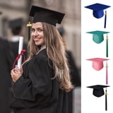 Soumake Adult Unisex Graduation Hat with Tassel Solid Color 2024 ...