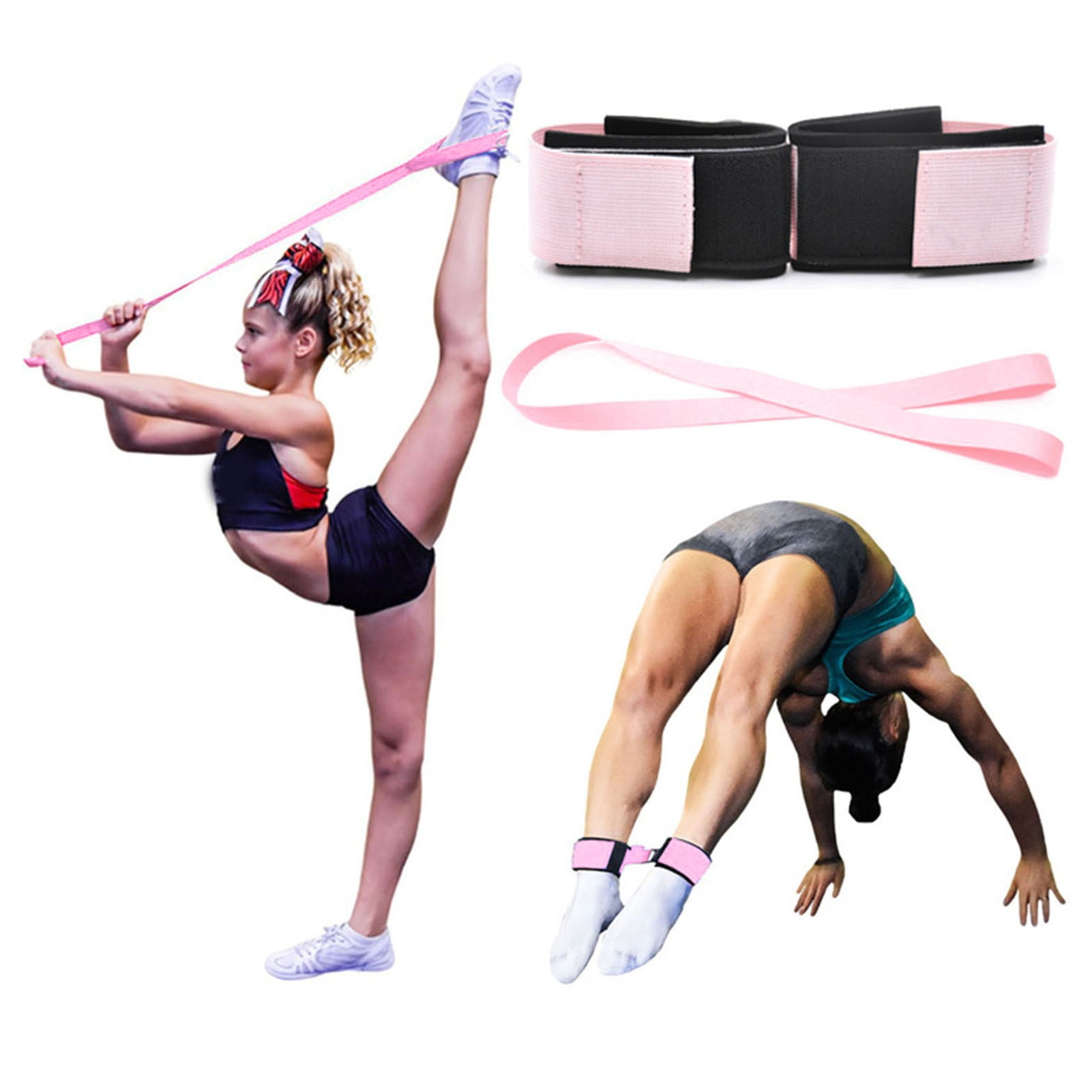Soumake Ankle Strap Tumbling Trainer Back Flip Stretch Strap Gymnastics Cheerleading Equipment ...