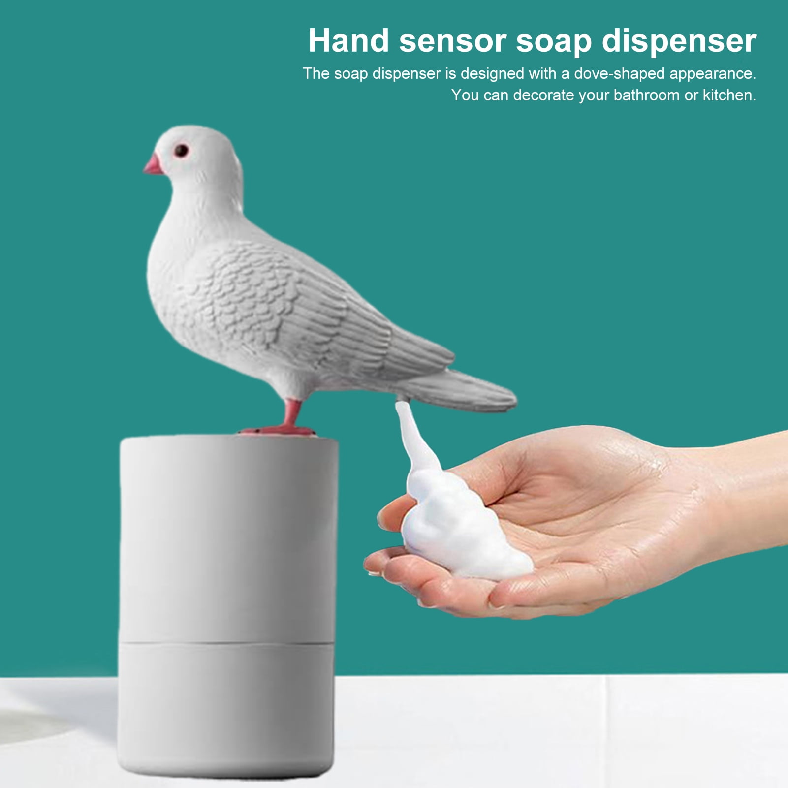 Soumake Automatic Induction Foam Hand Washer Touchless Soap Dispenser ...