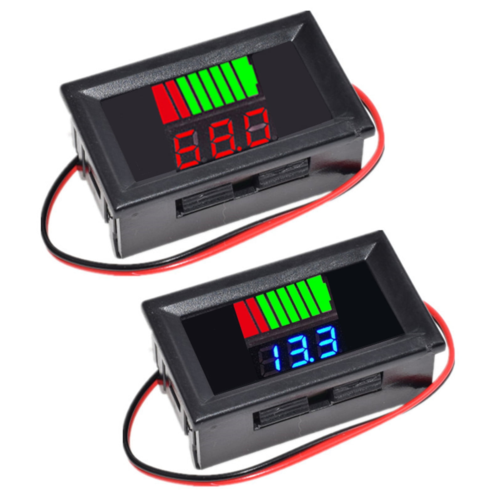 Soumake Battery Capacity Meter 12V-60V Led Digital Display Low Power ...