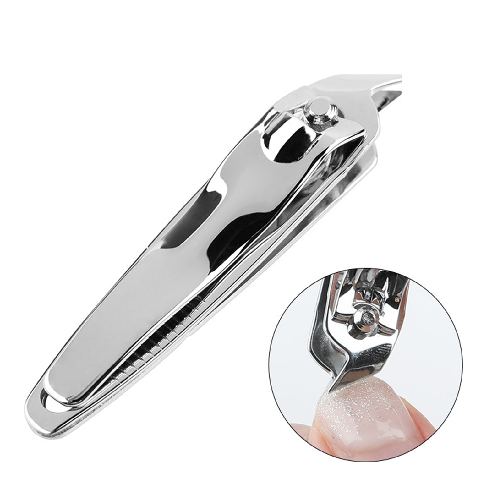 Soumake Bevel Nail Art Clipper Cuticle Dead Skin Removal Scissor ...