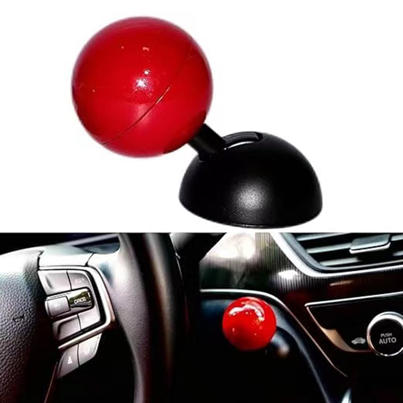 Soumake Car Engine Start Button Cover Universal Easy Installation Car ...
