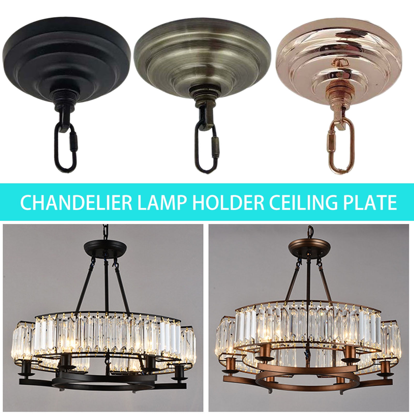 Soumake Ceiling Light Canopy Kit With Heavy-Duty Replacement Cover ...