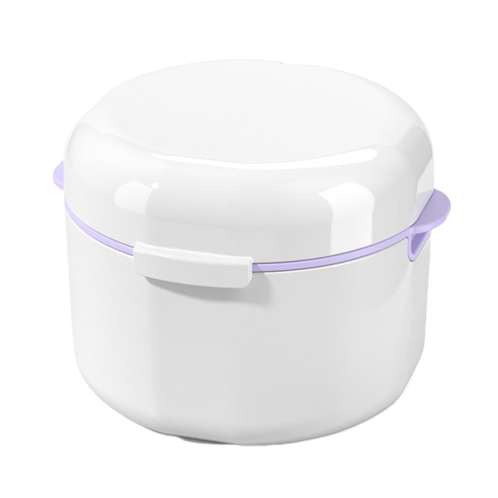 Soumake Denture Retainer Case – Double-Layer, Hollow Drain, Portable ...