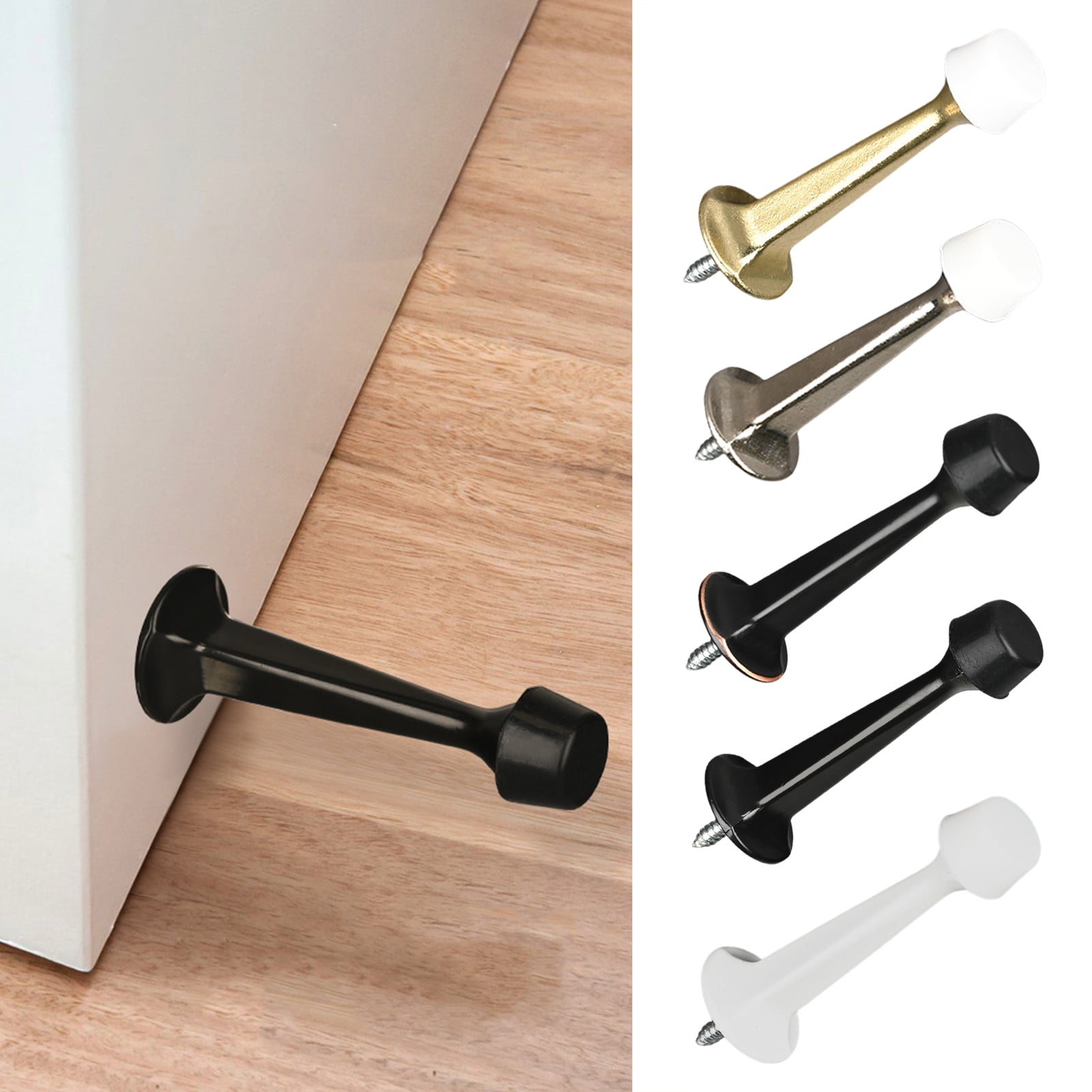 Soumake Door Stopper with Soft Rubber Tip High Strength Rustproof ...