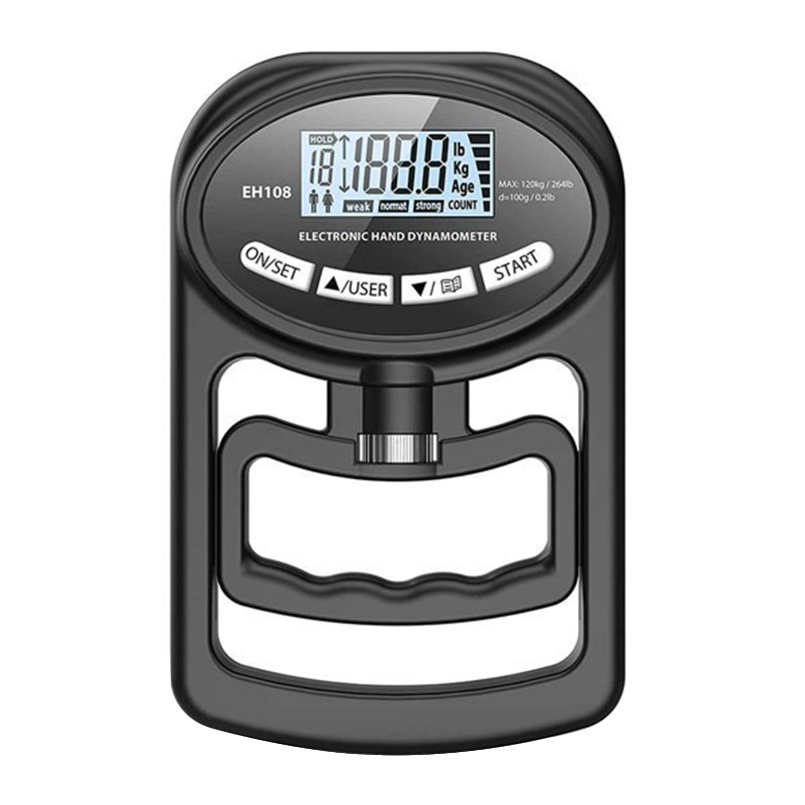 Soumake Electric Grip Strength Tester LED Display Hand Grip Dynamometer ...