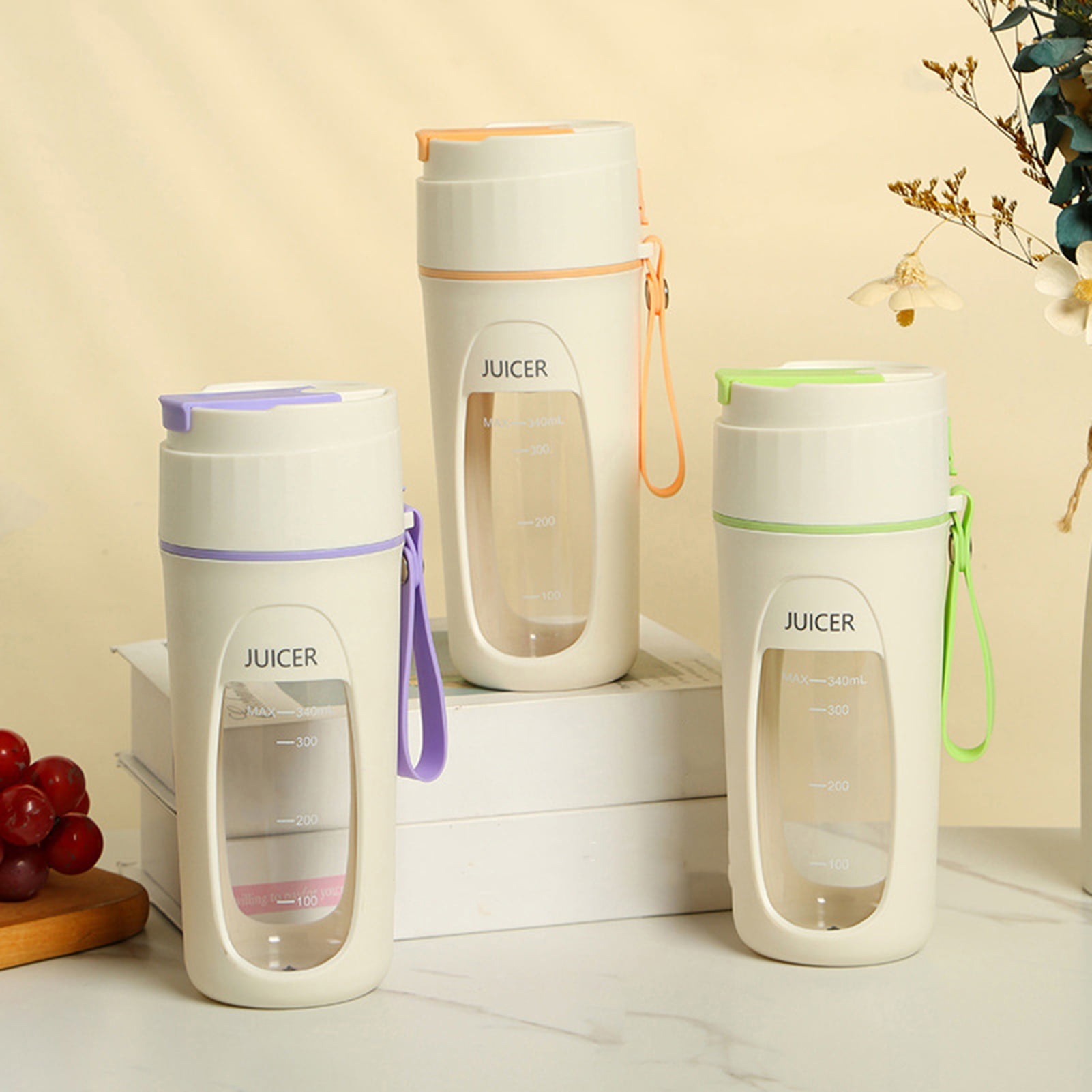 Soumake Electric Juicer Personal Blender with 50W Powerful Motor ...