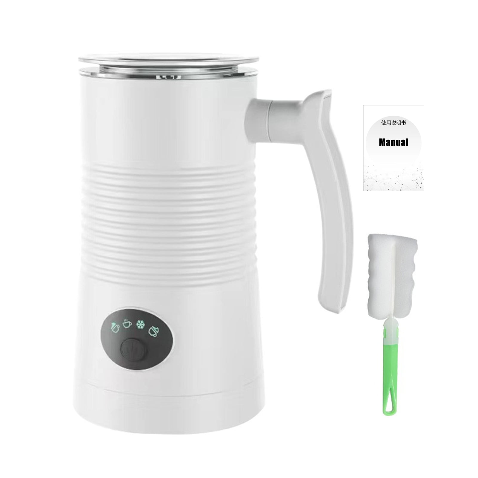 Soumake Electric Milk Frother Automatic Warm Cold Foam Maker Large ...