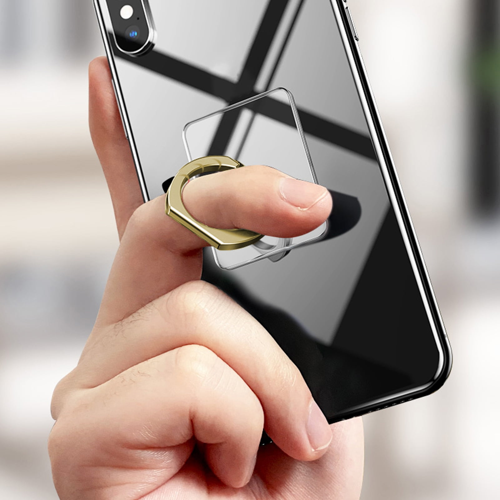 Soumake Finger Ring Phone Holder Strong Loading Capacity Rotatable ...