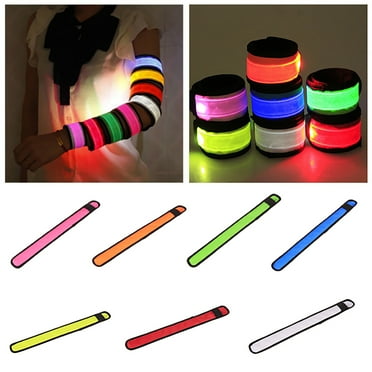 Way To Celebrate Multicolor Glow Bracelets, 8 inch, 8 Pack, Vibrant ...
