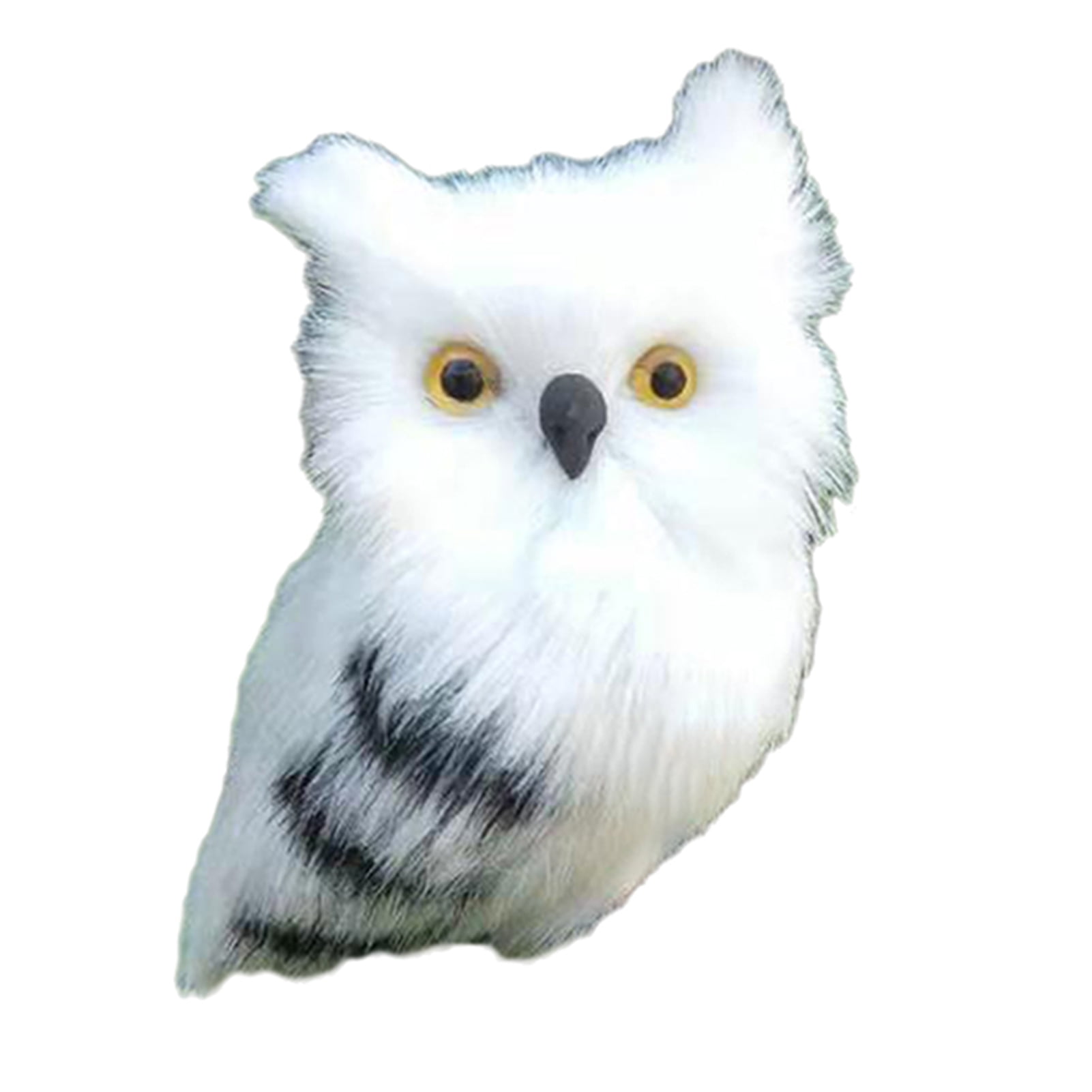Soumake Lovely Artificial Animal Owl Miniature Plush Toy Garden ...