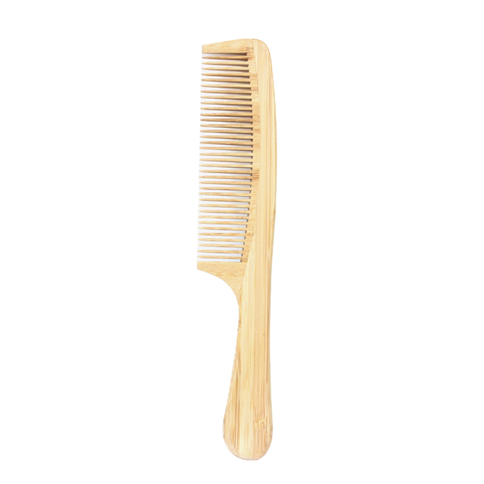 Soumake Natural Bamboo Wide-Tooth Hair Comb – Anti-Static Afro Fork ...
