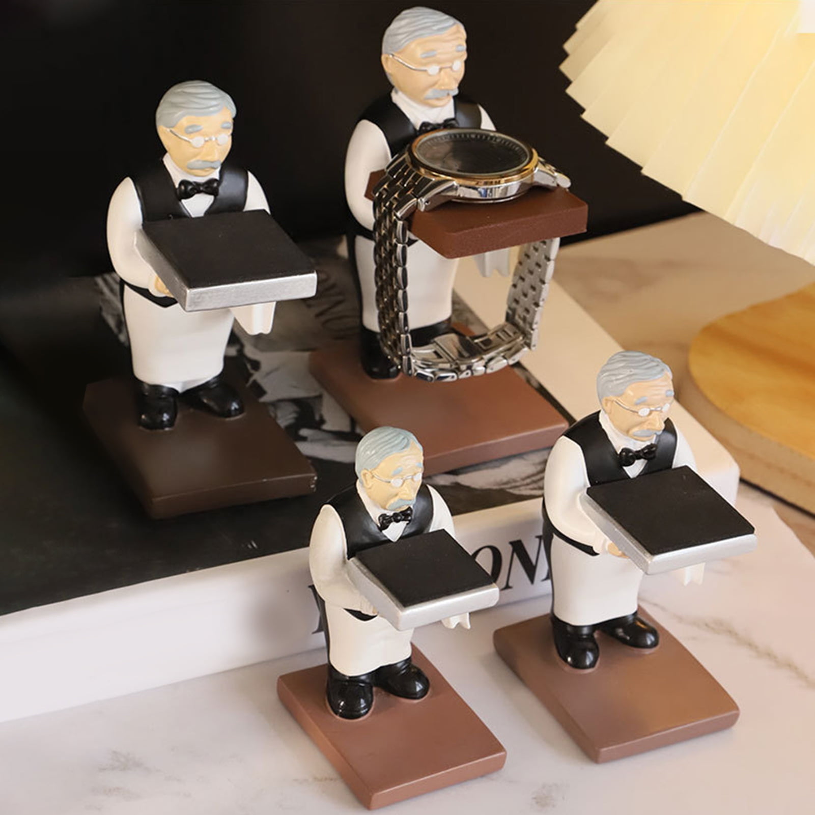 Soumake Old Butler Watch Stand Jewelry Shop Watch Display Holder ...
