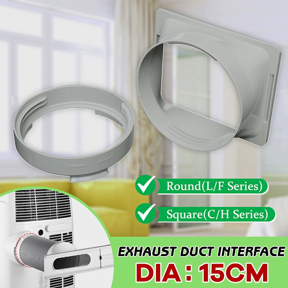 Soumake Round/Square Shaped Exhaust Duct Interface For 15Cm Portable ...