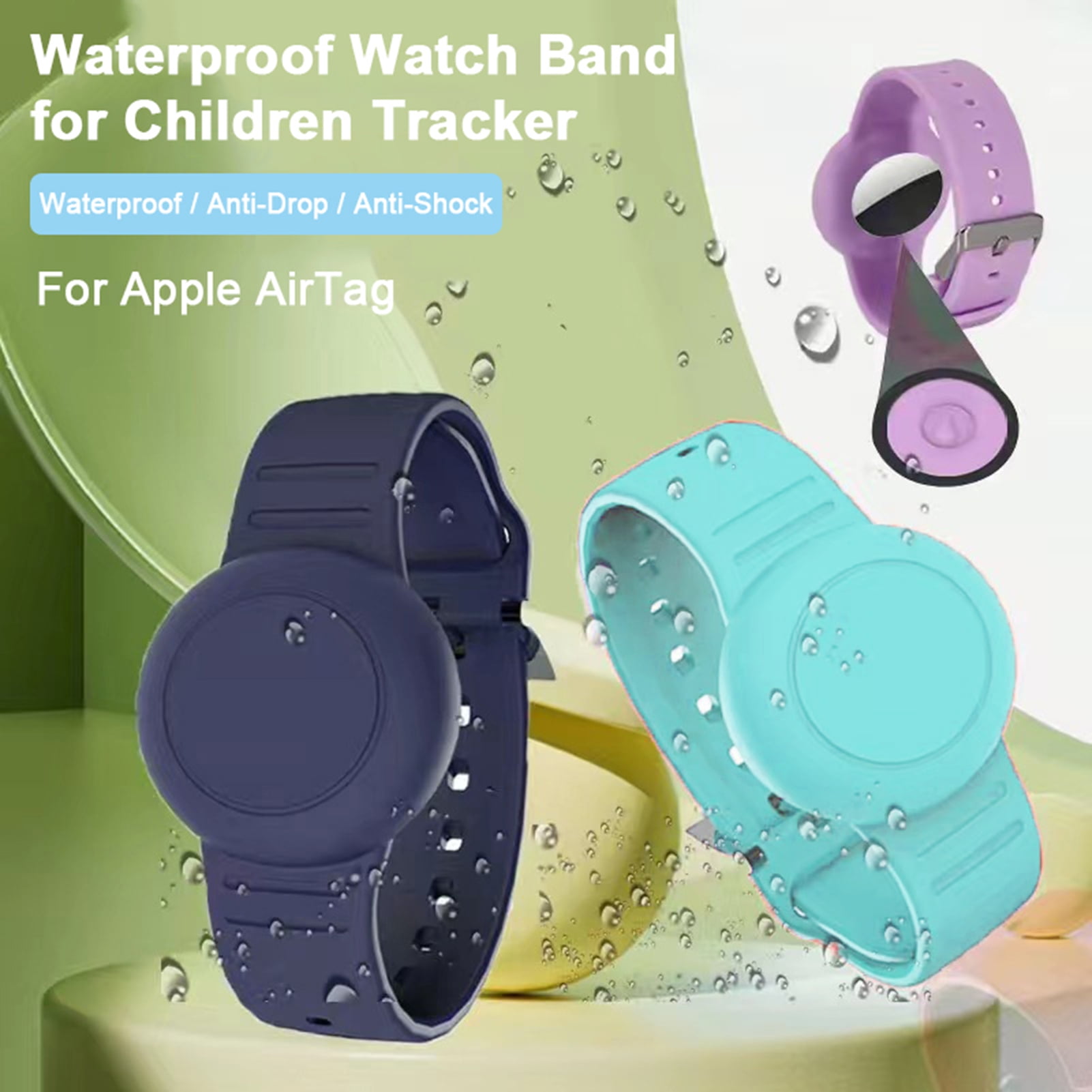 Soumake Waterproof Bracelet Soft Silicone Safe Comfortable to Wear ...