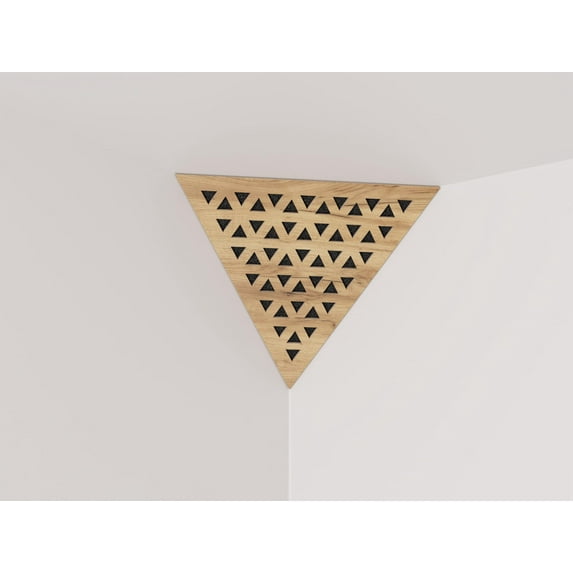 Sound Absorption Bass Trap Diffuser Panel for Ceiling Corner, Triangular Pyramid Acoustic Foam ...