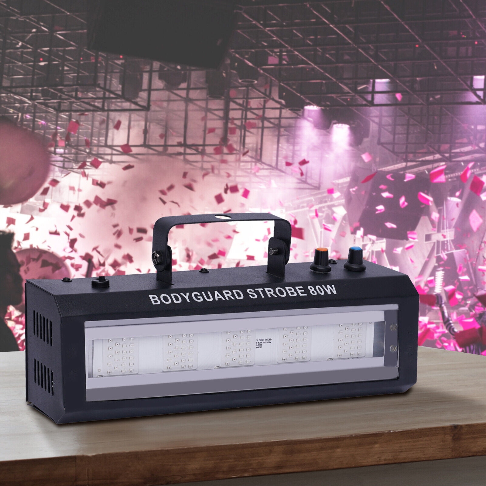 Sound Activated Flash Disco Ball Party Lights Strobe Light 80W RGB ...