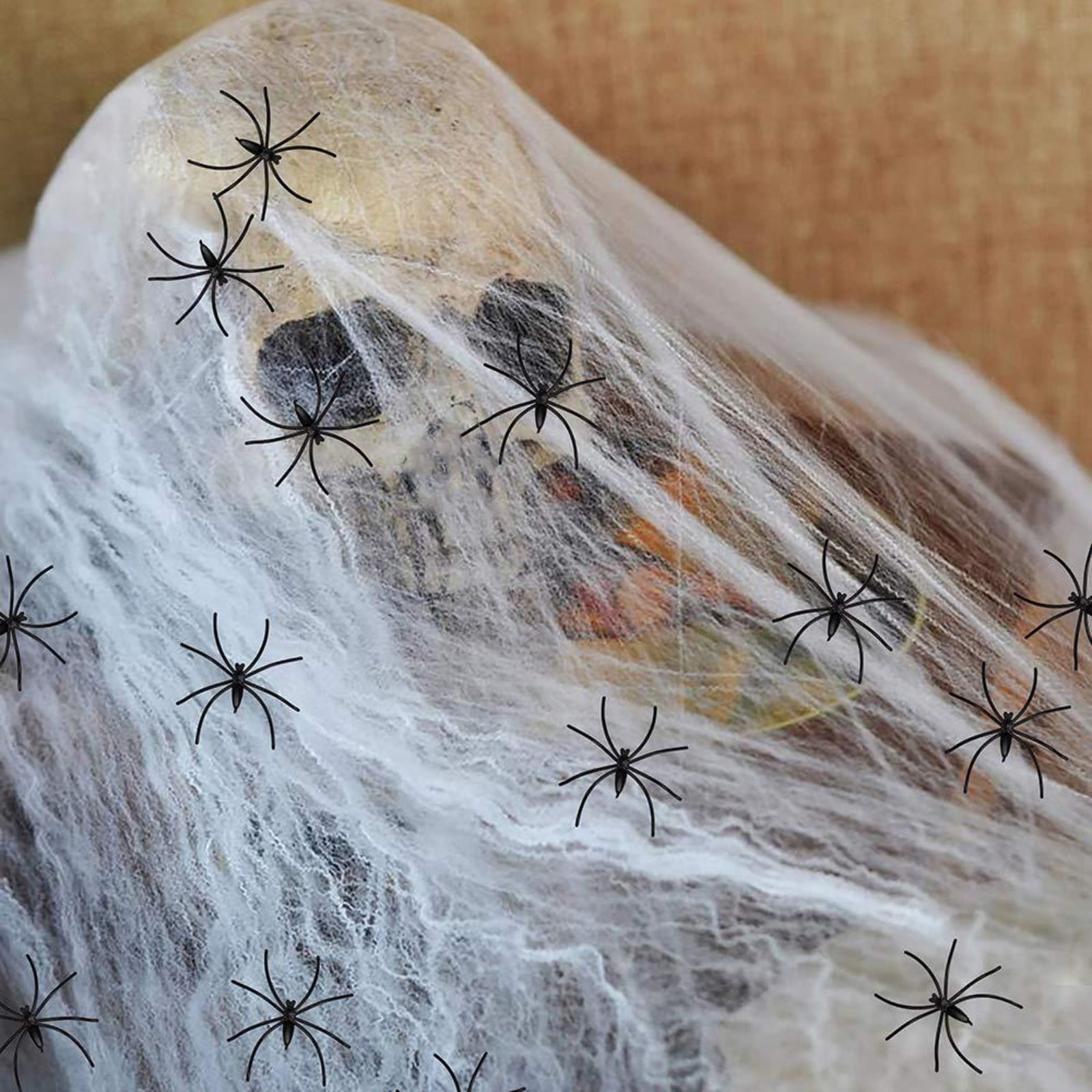 Sound-Activated Halloween Spider Web - Glowing Sound-Controlled for ...