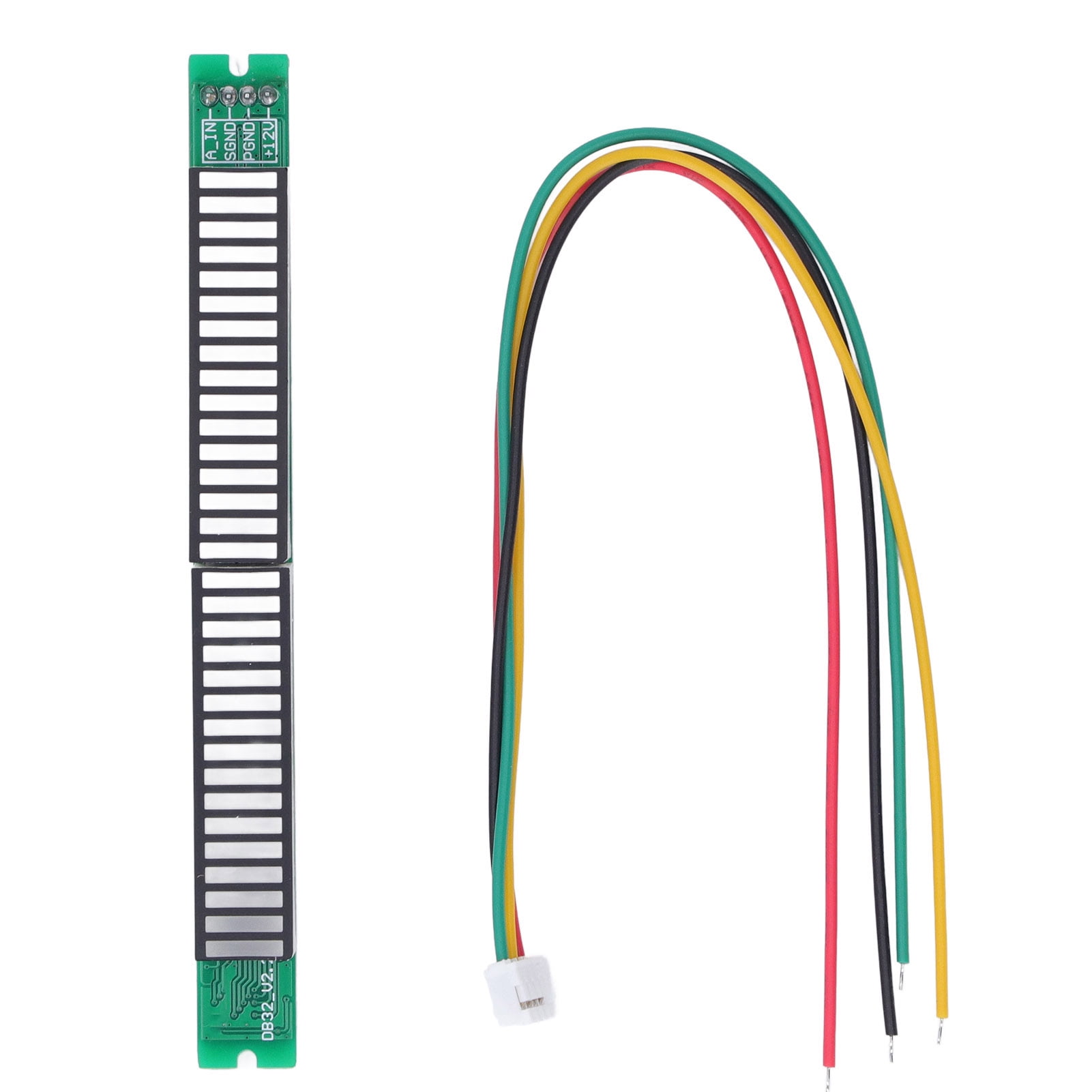 Sound Activated Light Rhythm LED Bar 32 Digit 2 Modes Easy Adjusting ...