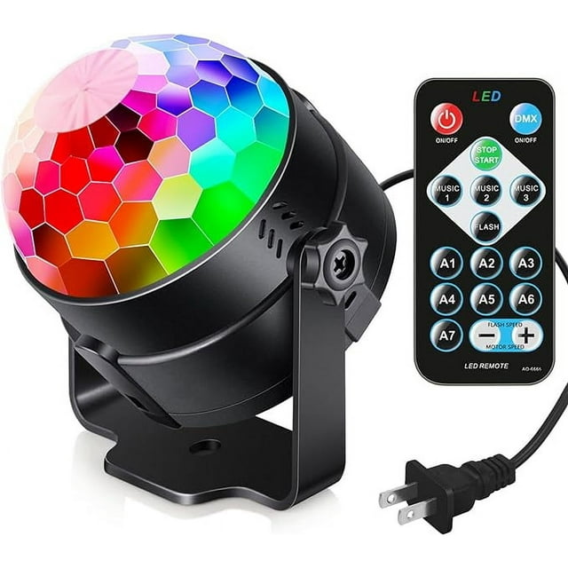 Sound Activated Party Lights with Remote Control Dj Lighting, Disco ...