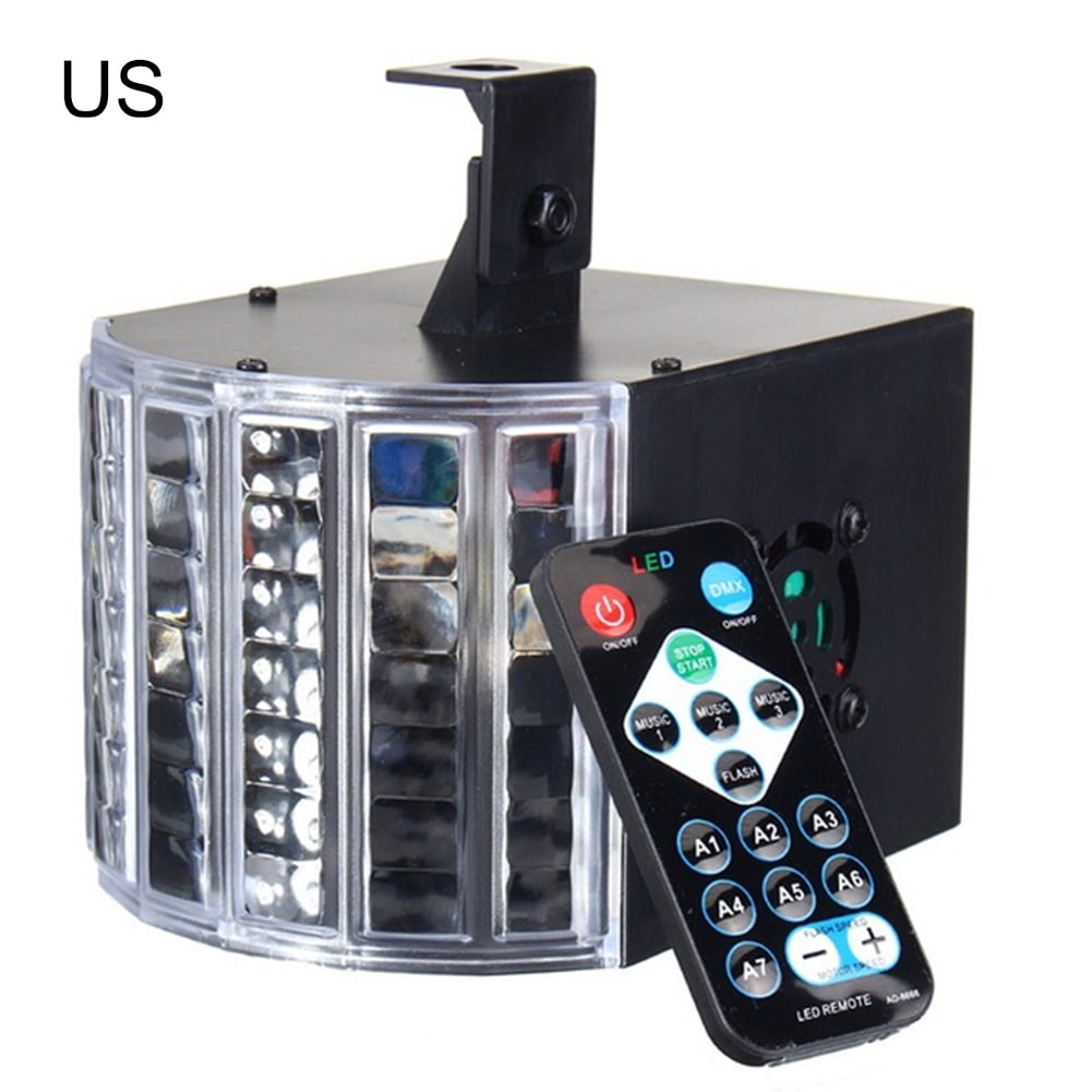 Sound Activated Remote Control Stage Effect Light KTV Disco DJ Party ...