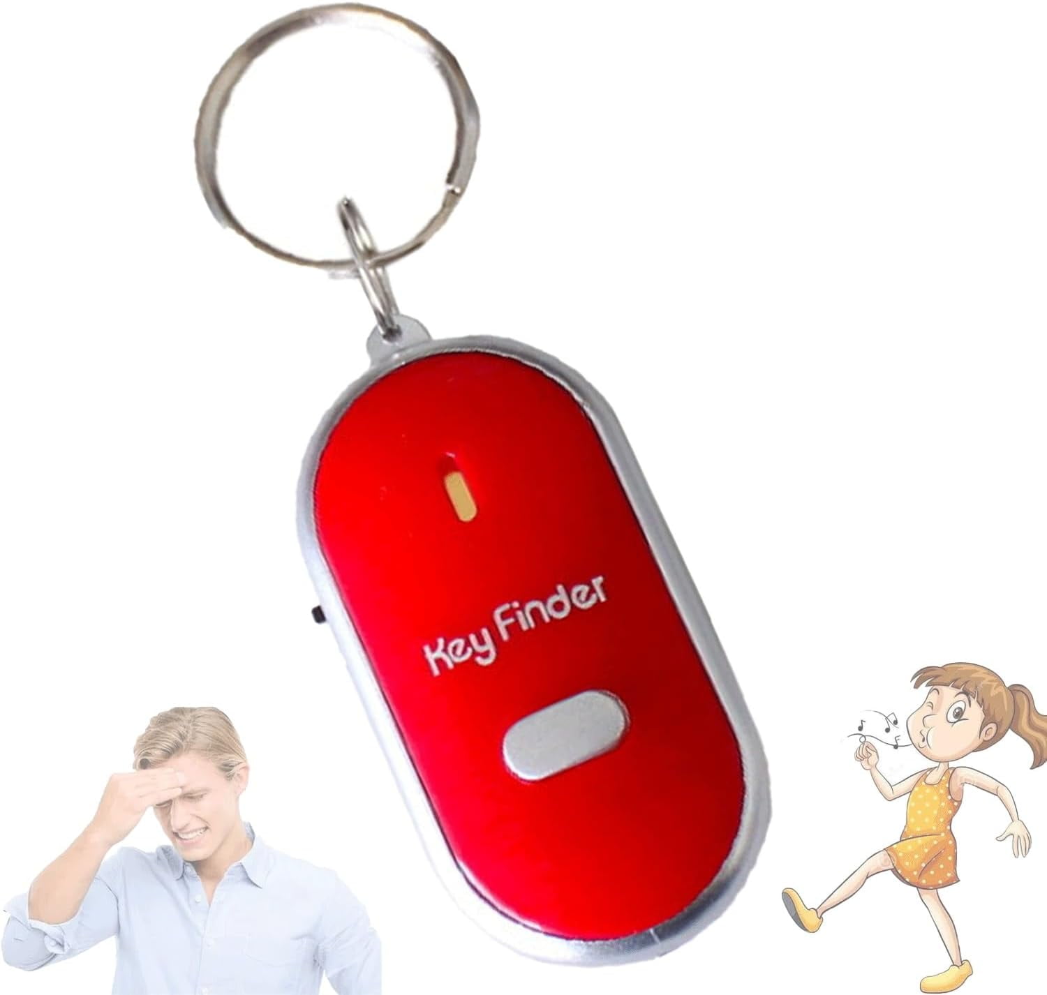 Sound Activated Sensor Key Finder Key Fob, Whistling Activated Sensor ...