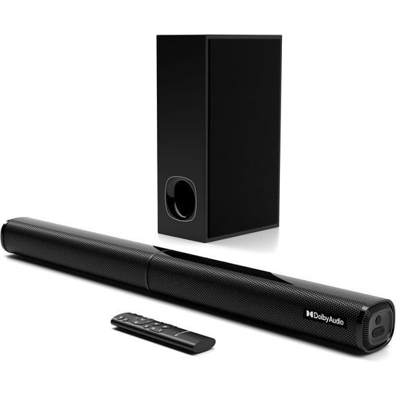 Sound Bar - 2.1ch Dolby Audio Soundbar with Subwoofer, 240W High Volume ...