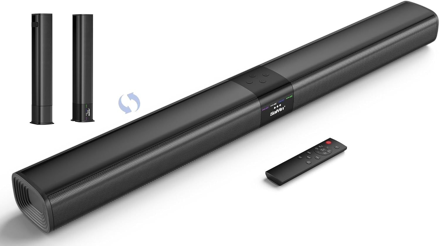 Sound Bar for Smart TV, 100W Soundbar with Crystal-Clear Vocals and ...