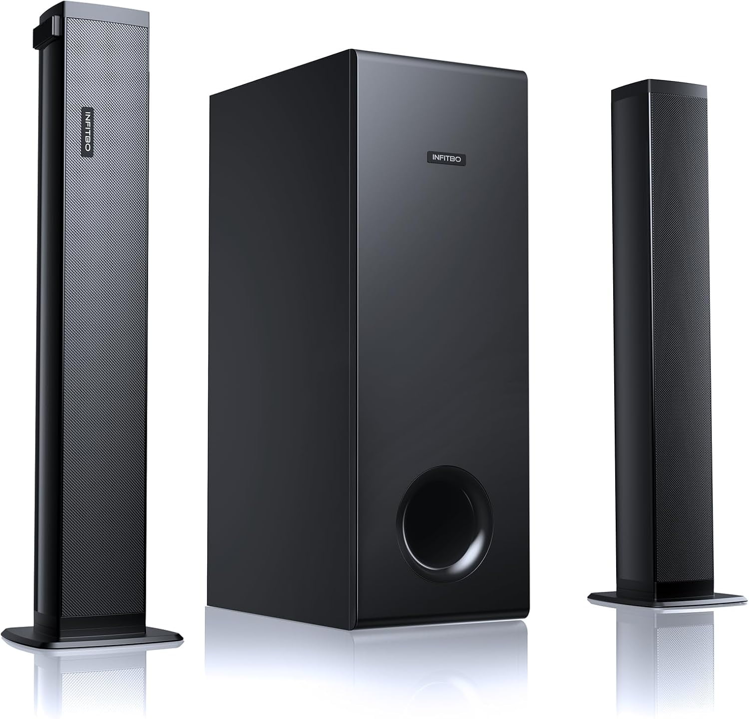 Sound Bar for Smart TV 2.1CH 190W Peak Power Soundbar with Subwoofer ...