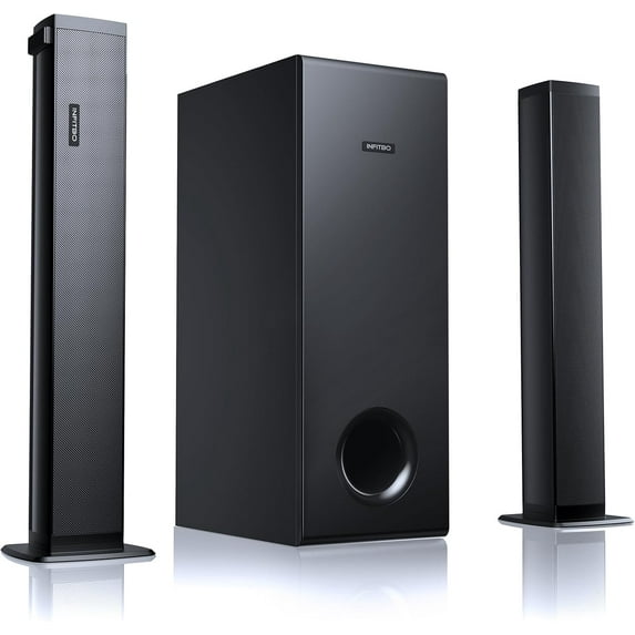 Sound Bar for Smart TV 2.1CH 190W Peak Power Soundbar with Subwoofer ...