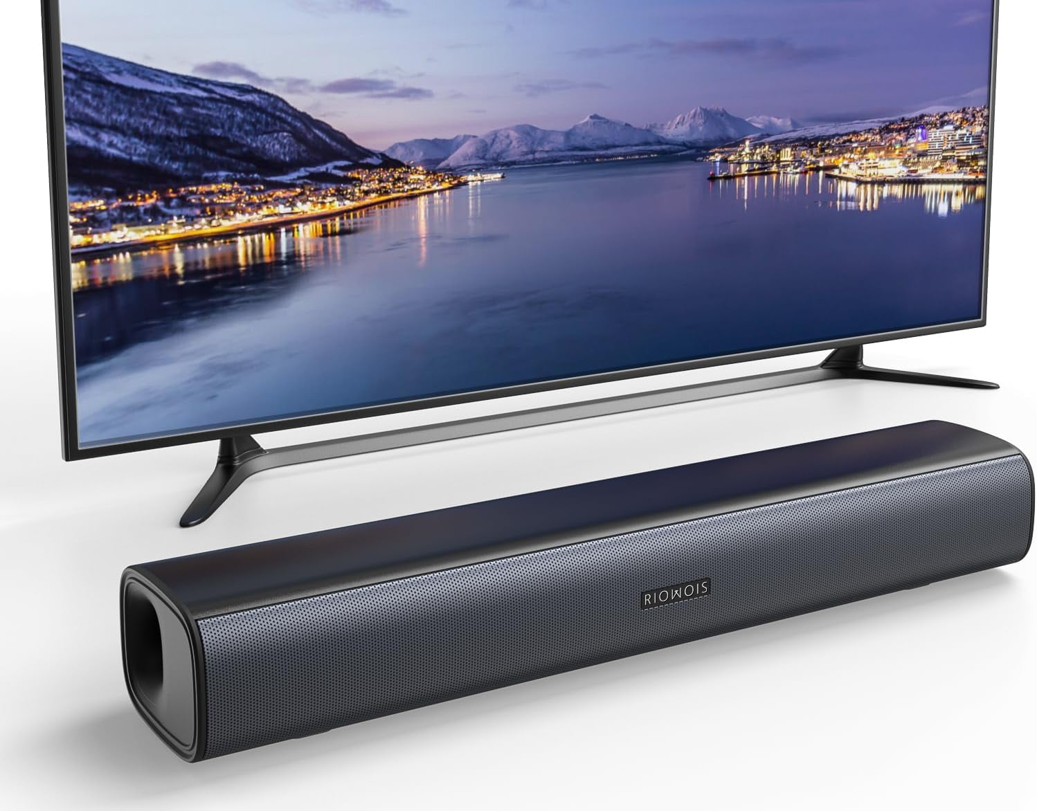 Sound Bar for Smart TV, Soundbar for TV with Bass Reflector and Easy ...