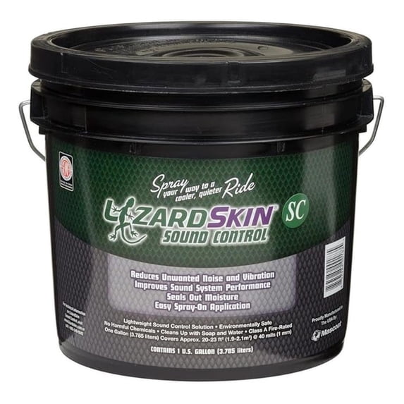 Sound Barrier, Spray On, Acrylic, Black, 1 gal Bucket, Each (2203-1GAL ...