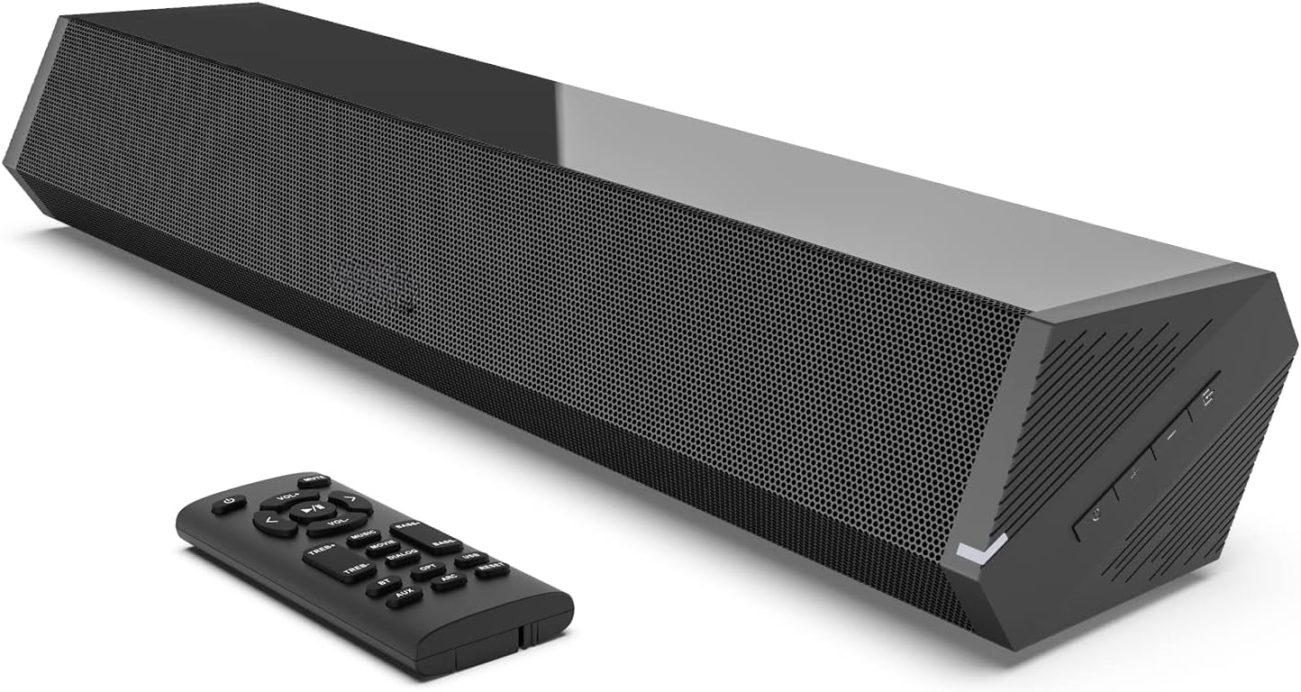 Sound Bars，16'/50W Small Soundbar，Sound Bar with Depths Sound Enhanced ...