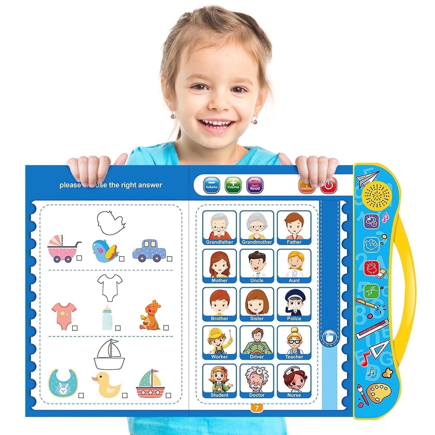 ABC Sound Book for Toddlers 1-5, Interactive Alphabet Learning Toy with ...