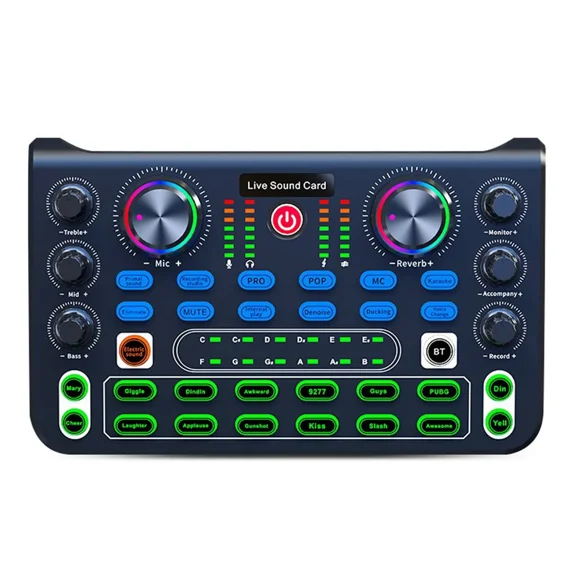 Sound Card English Version Professional Sound Cards Mixer For Broadcast ...