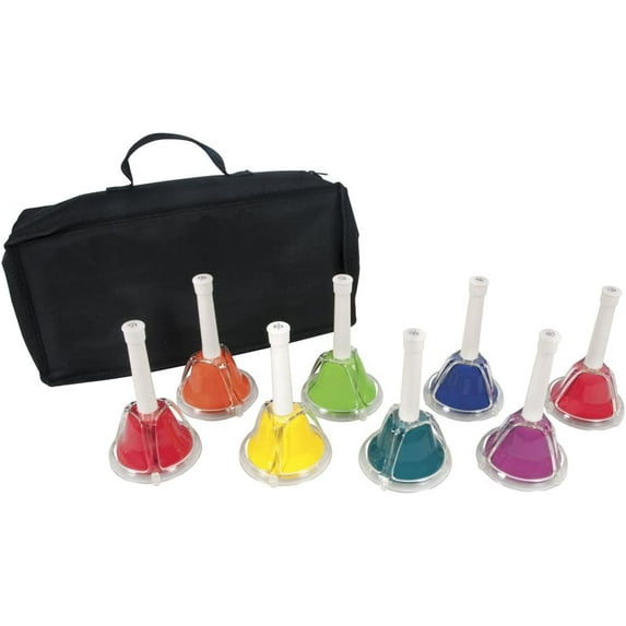 Sound Choice HB701 8-Note Diatonic Handbell/Deskbell Set w/Case ...