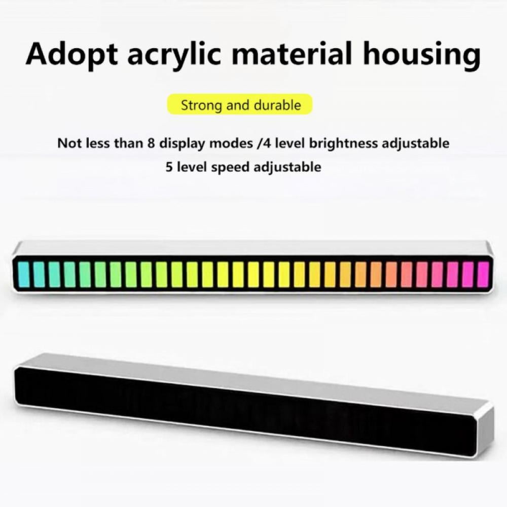 Sound Control Light Smart RGB Light Bars with 32 LEDs In 18 Colors, Car ...