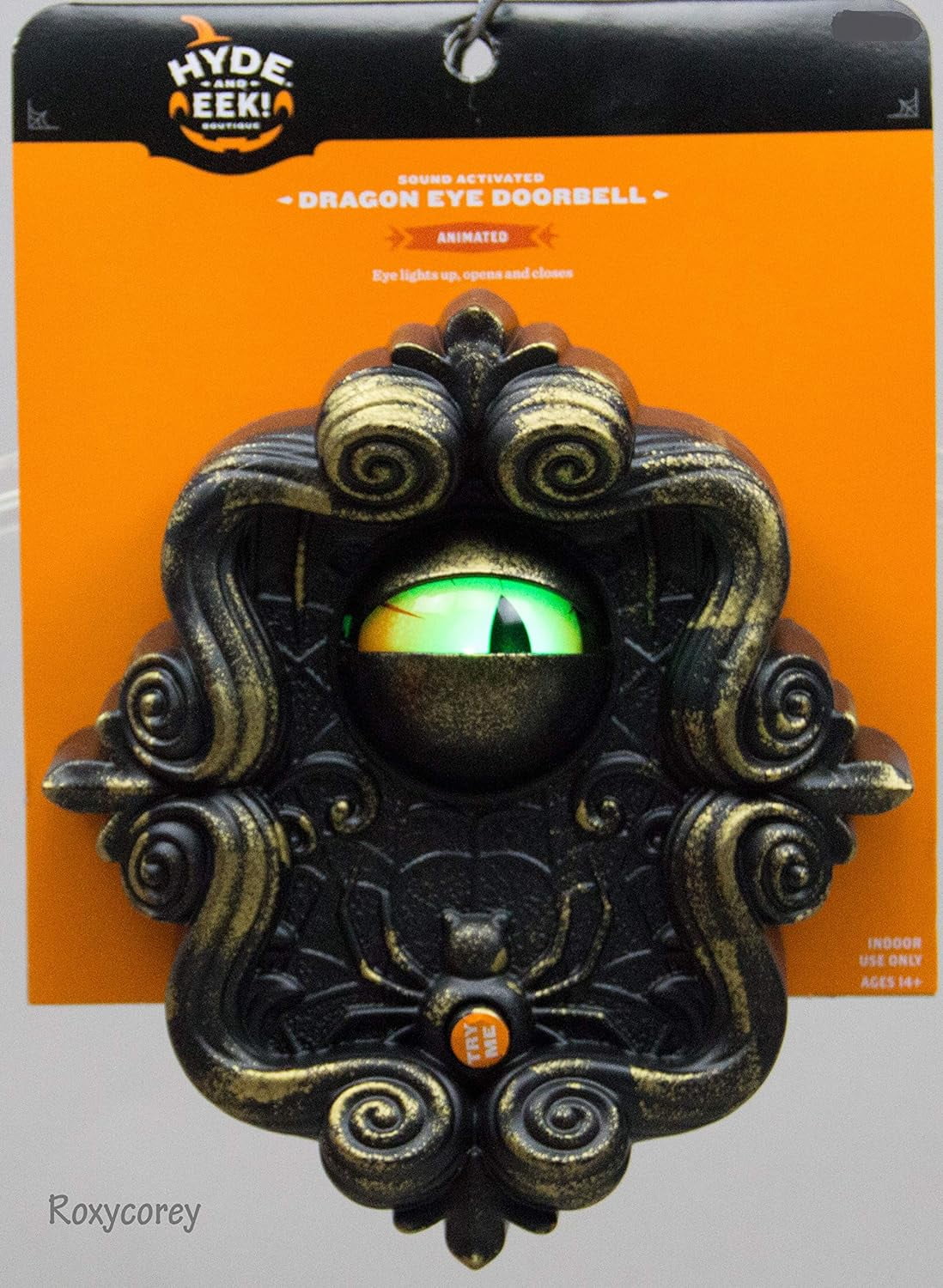 Sound Dragon Eye Doorbell Animated Lights Up Open and Closes - Walmart.com