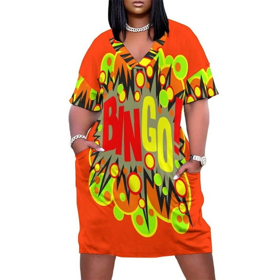 Sound Effect -BINGO! Loose Pocket Dress Dresses Summer Summer Dresses ...