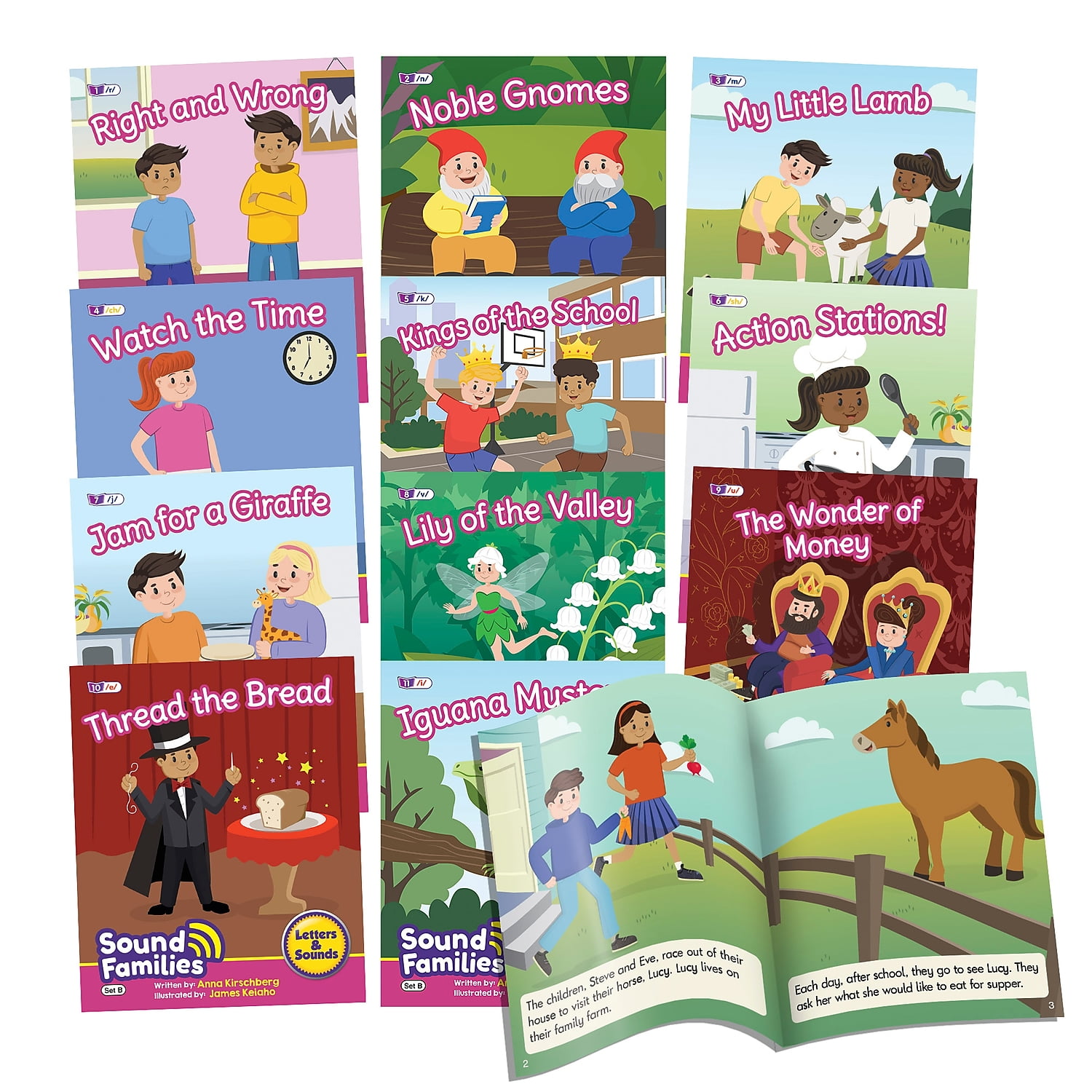 Junior Learning Decodable Readers Sound Families Consonants Fiction ...