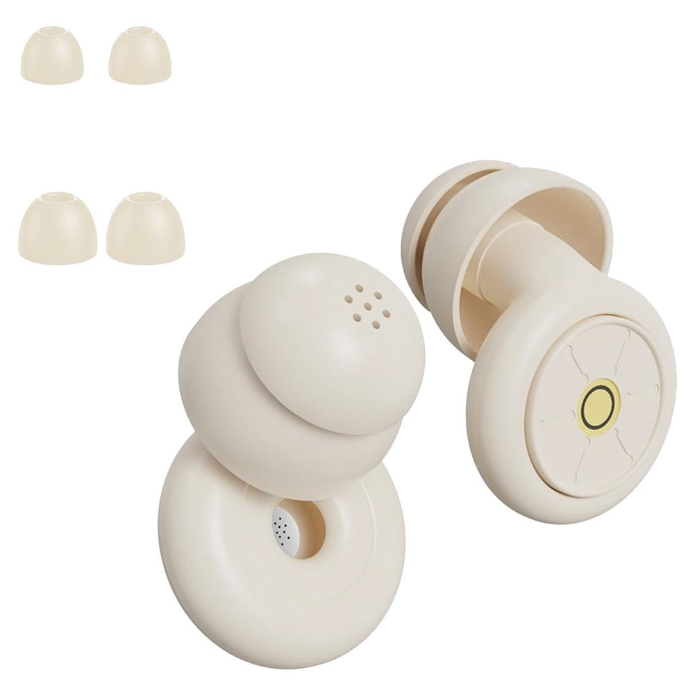 Sound Filtering Earplugs for Sleep Travel, 16g Dual Layer Eartips Set ...