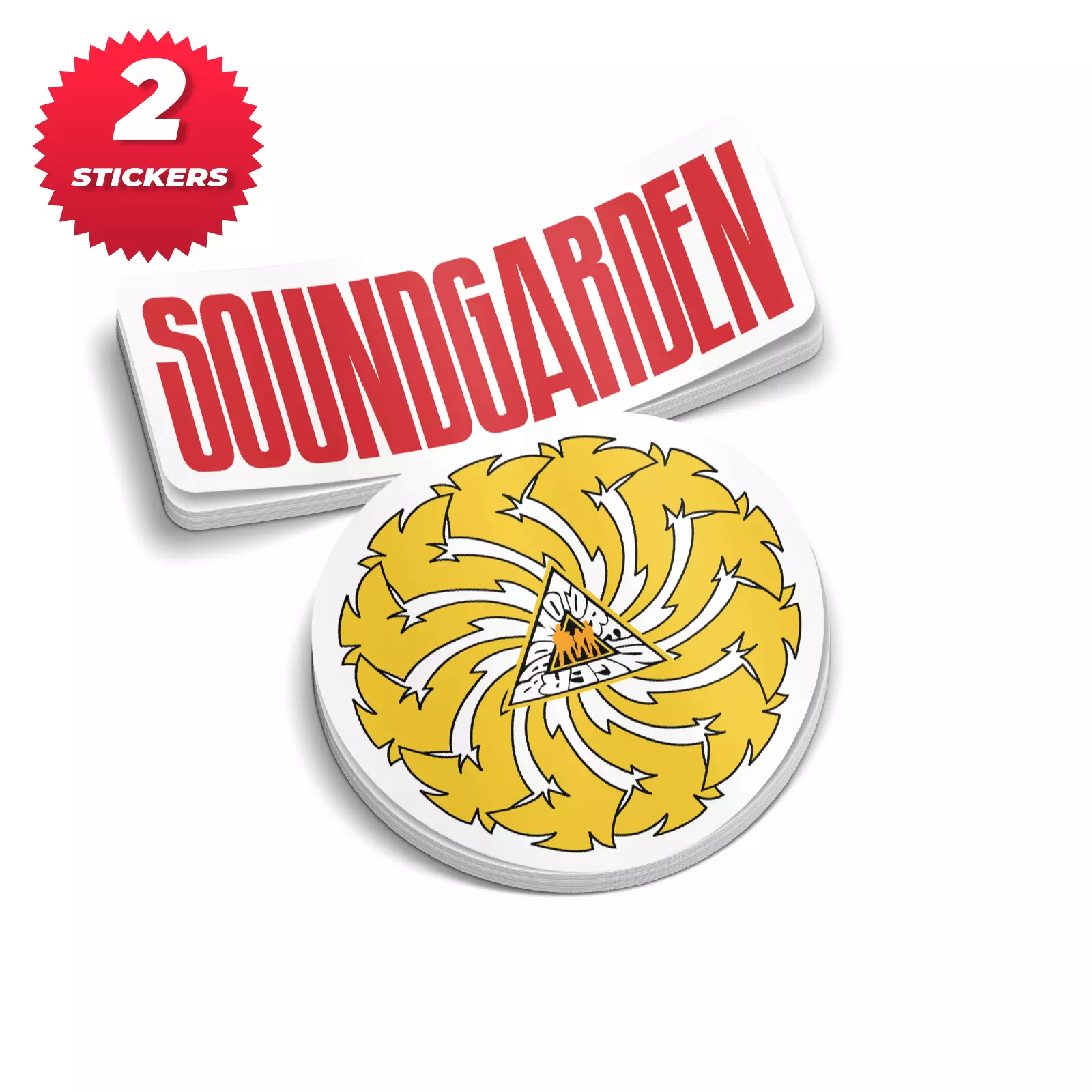 Sound Garden • Set Of 2 Stickers • Full Color • Double Uv Laminated ...